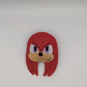 Knuckles Sonic the Hedgehog Keyring Badge Felt Hanging Decoration - Etsy