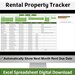 Rental Property Tracker Spreadsheet: Income & Expenses (excel Template ...