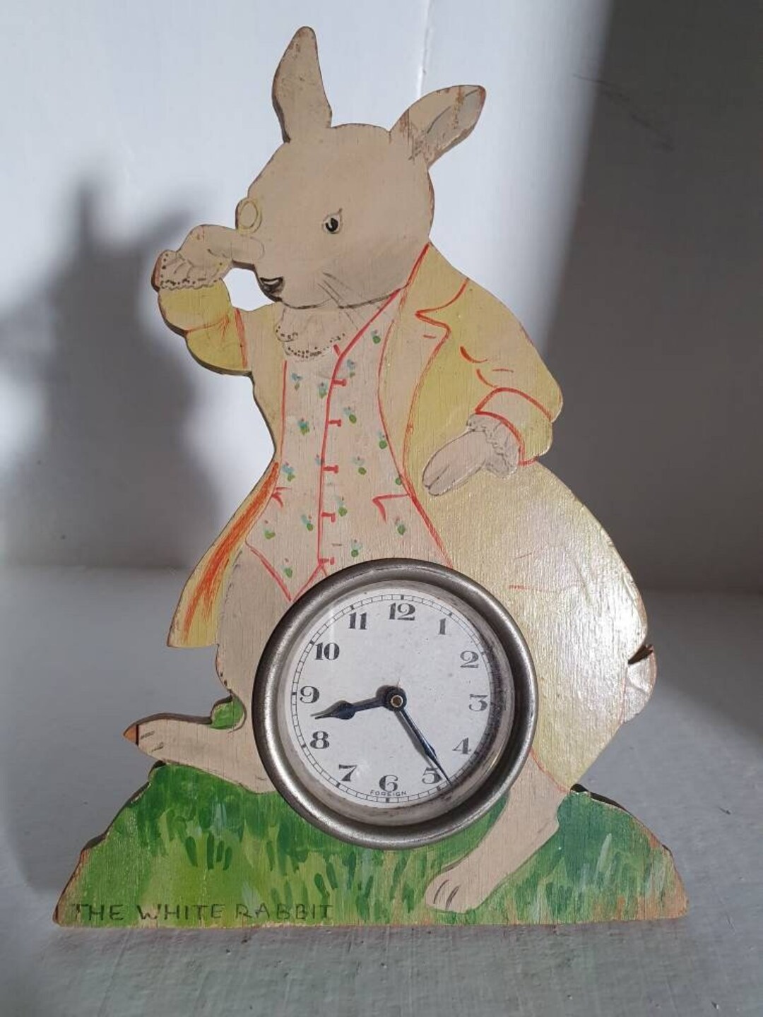 Alice in Wonderland White Rabbit Clock. C1920's - Etsy