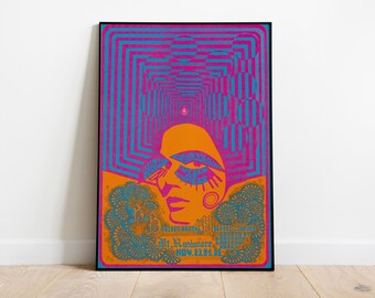 Psychedelic Poster Art - Etsy
