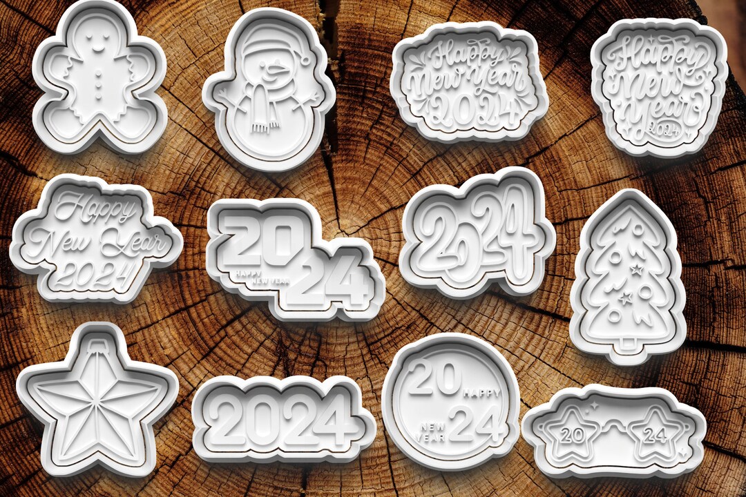 New Year 2024 Cookie Cutters - Etsy