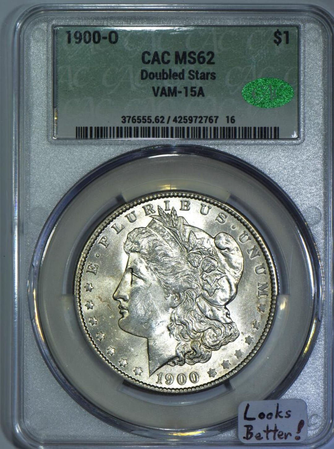 1900-O Morgan Dollar ;VAM-15A, Doubled Stars; CAC Ms-62, Looks Better! - Etsy