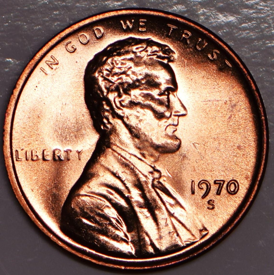 1970-S Small Date Lincoln Memorial Cent; Fresh Red; Gem BU - Etsy