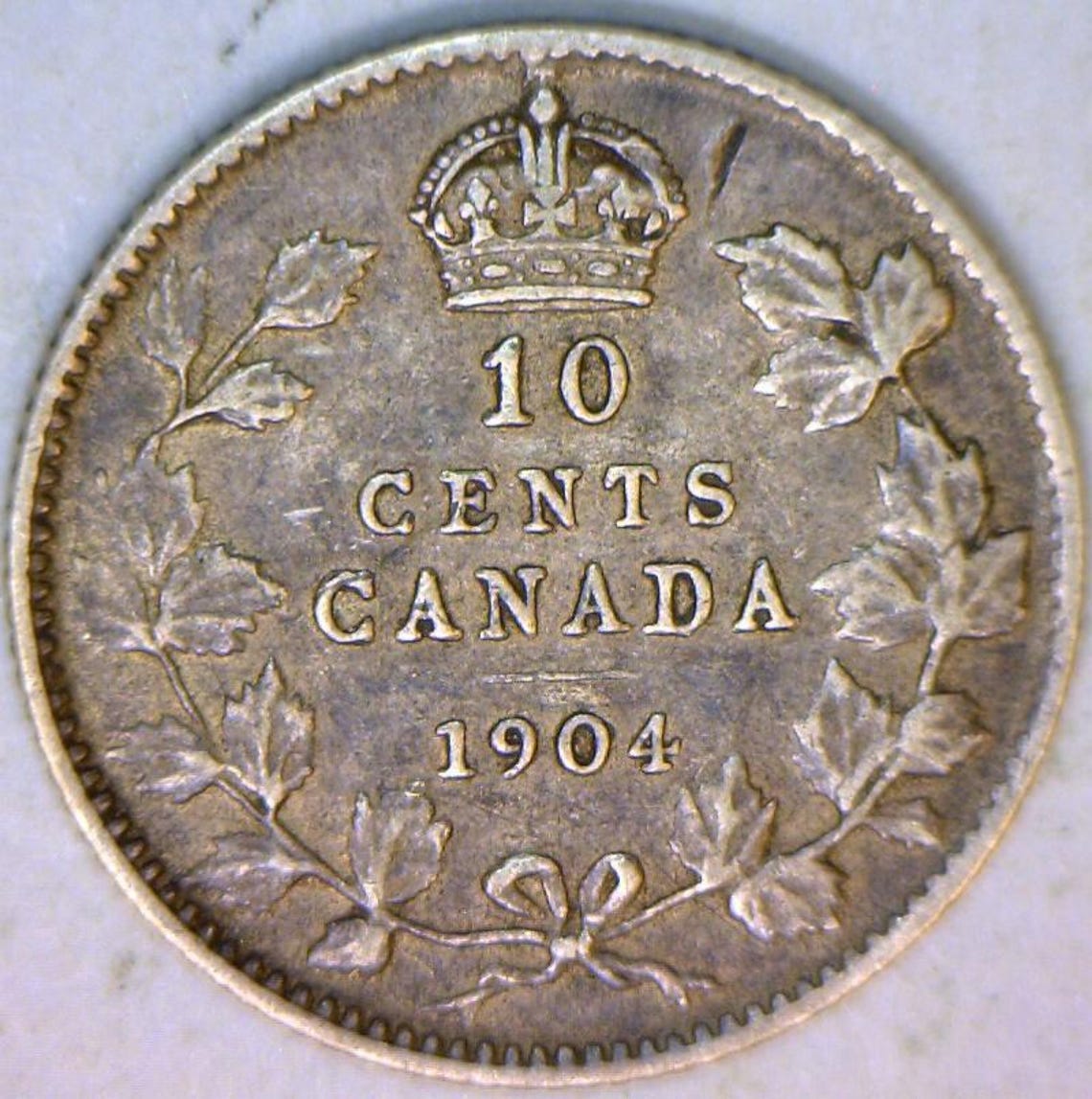 1904 Canada Silver Ten Cents Nice Original VF - Etsy