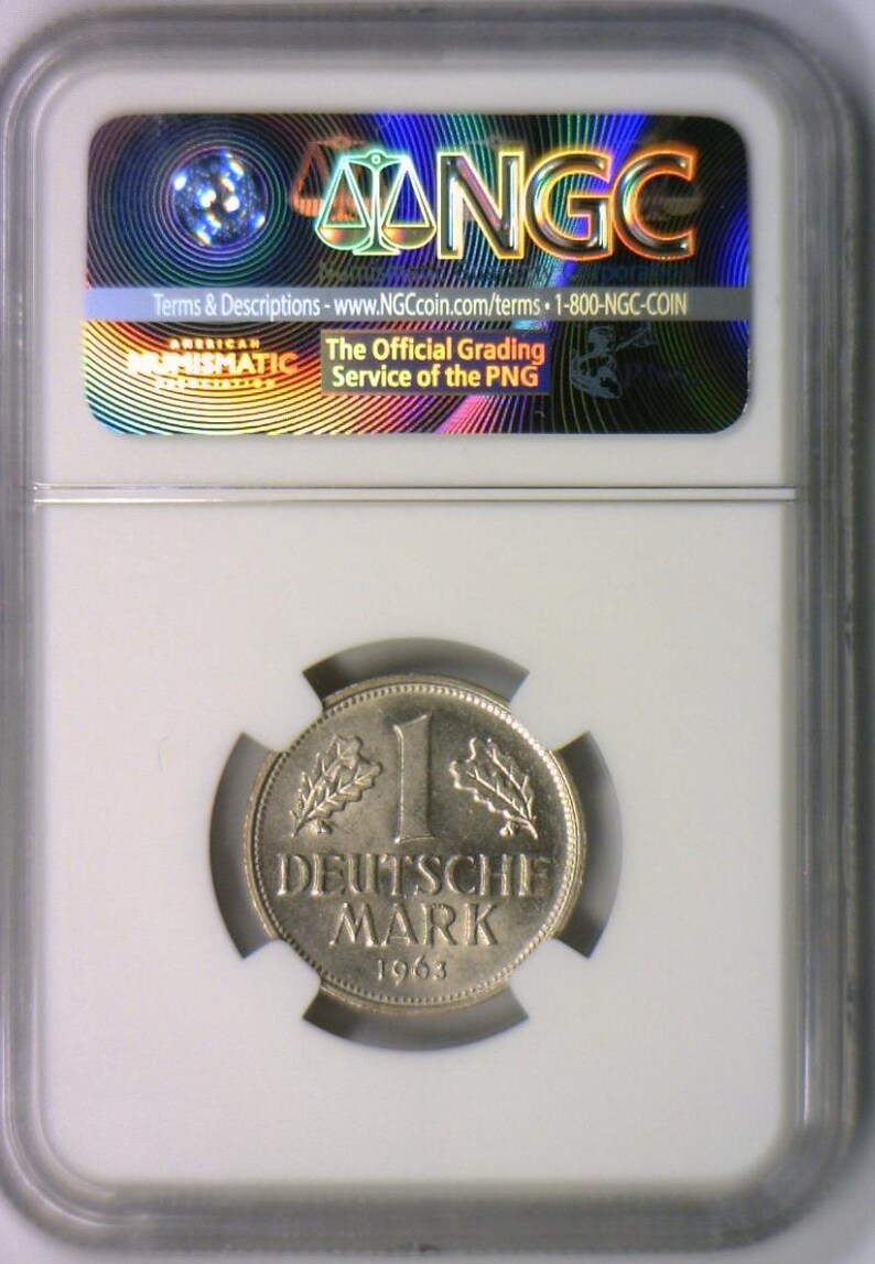 1963-F Germany Mark NGC MS-64 - Etsy