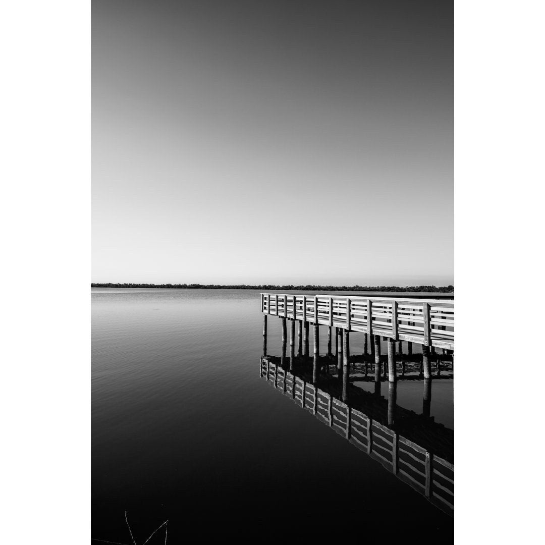 Wooden Bridge. Everglades. Reflections in the Water. Color and B&W - Etsy