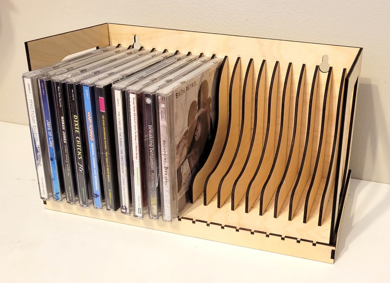 CD Holder File | Desk Organization | Stackable | Zip Folder SVG File ...