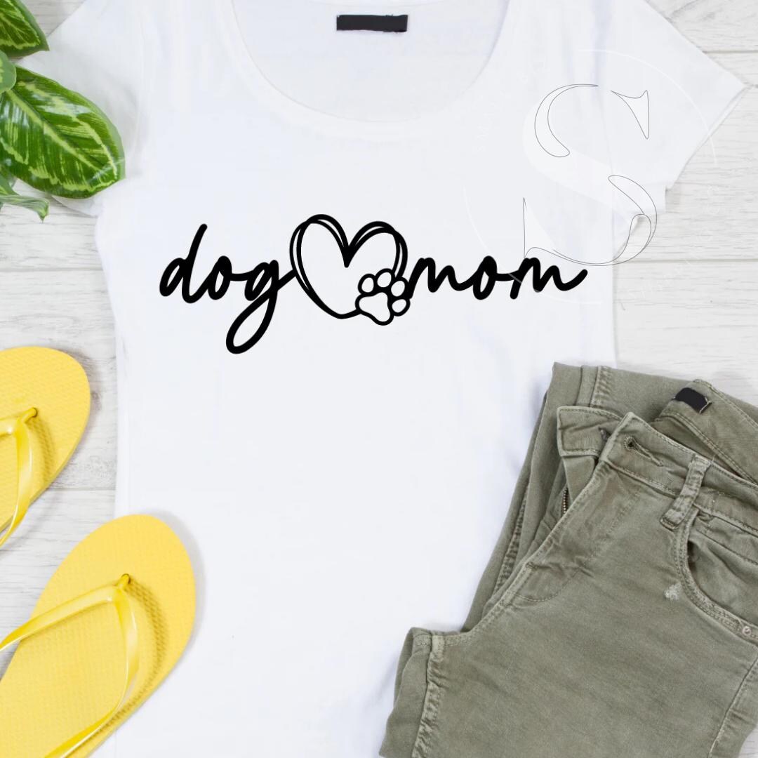 Dog Mom PNG SVG PDF, Dog Mom Png, Dog Mom Heart Png, Dog Lover Png, Dog ...