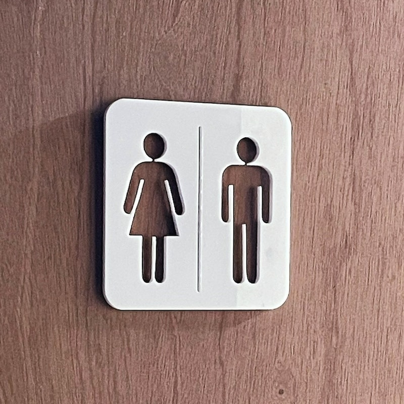 Toilet Door Sign - Etsy