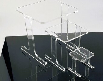 Clear Acrylic Display Stands Risers / Perspex / Acrylic - Etsy