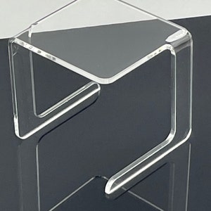 Clear Display Stands Risers / Perspex / Acrylic Display Shelves - Etsy UK