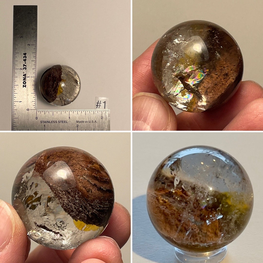 Garden Quartz Lodolite Sphere - Etsy