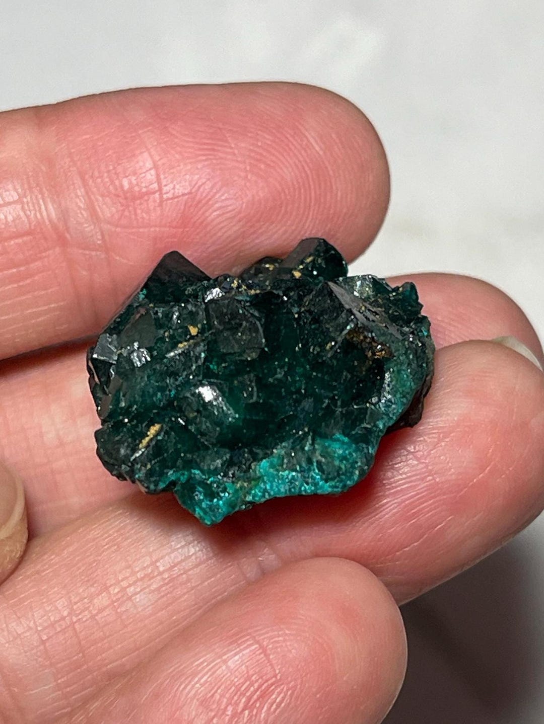 Dioptase Crystal on Dolomite Matrix - Etsy