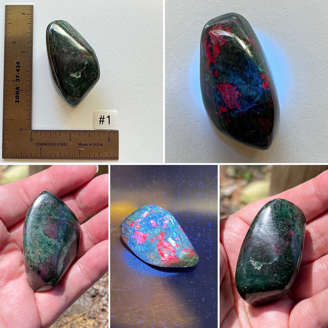 Ruby Corundum in Verdite - Etsy