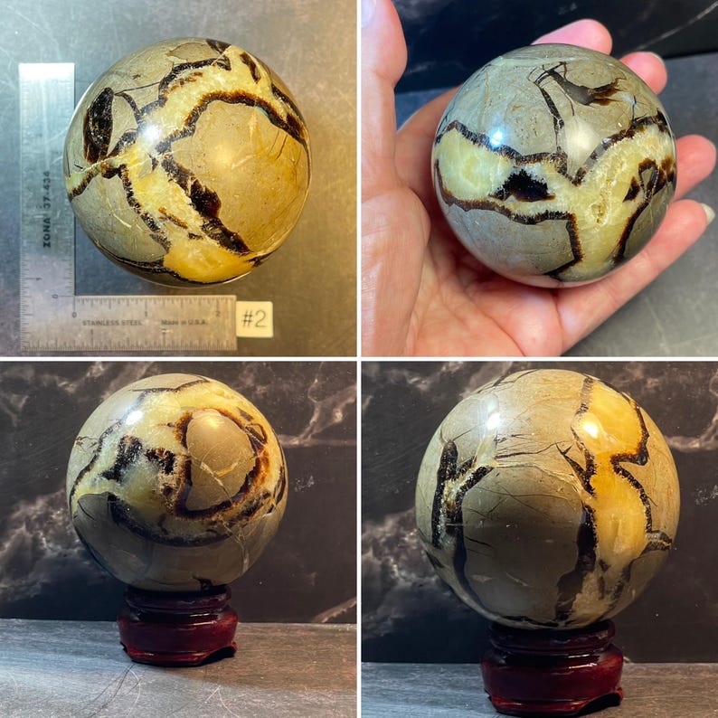 Septarian Sphere - Etsy