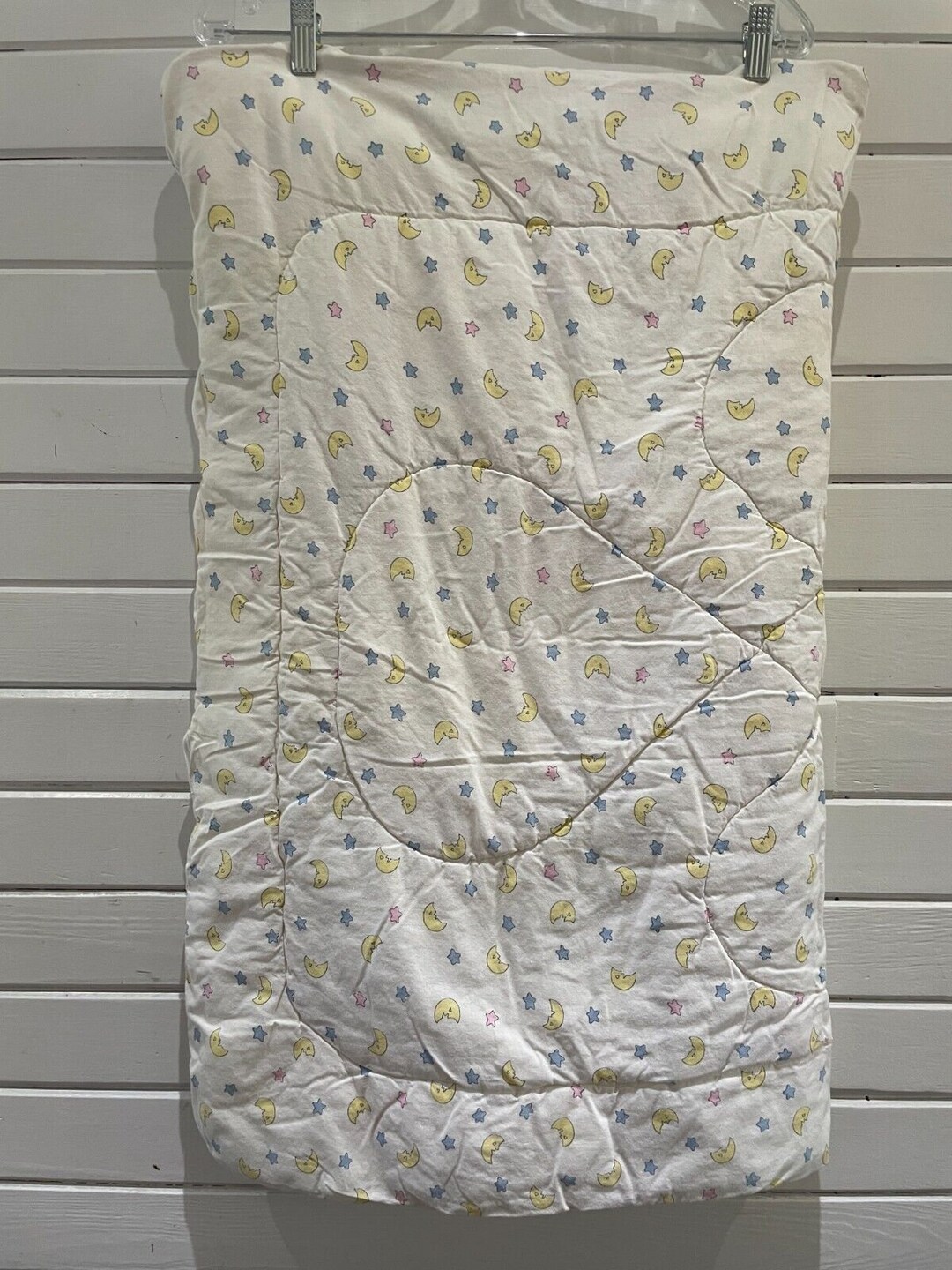 Vtg Noah's Ark Baby Reversible Sleeping Bag Sag Zip Blanket Comforter ...