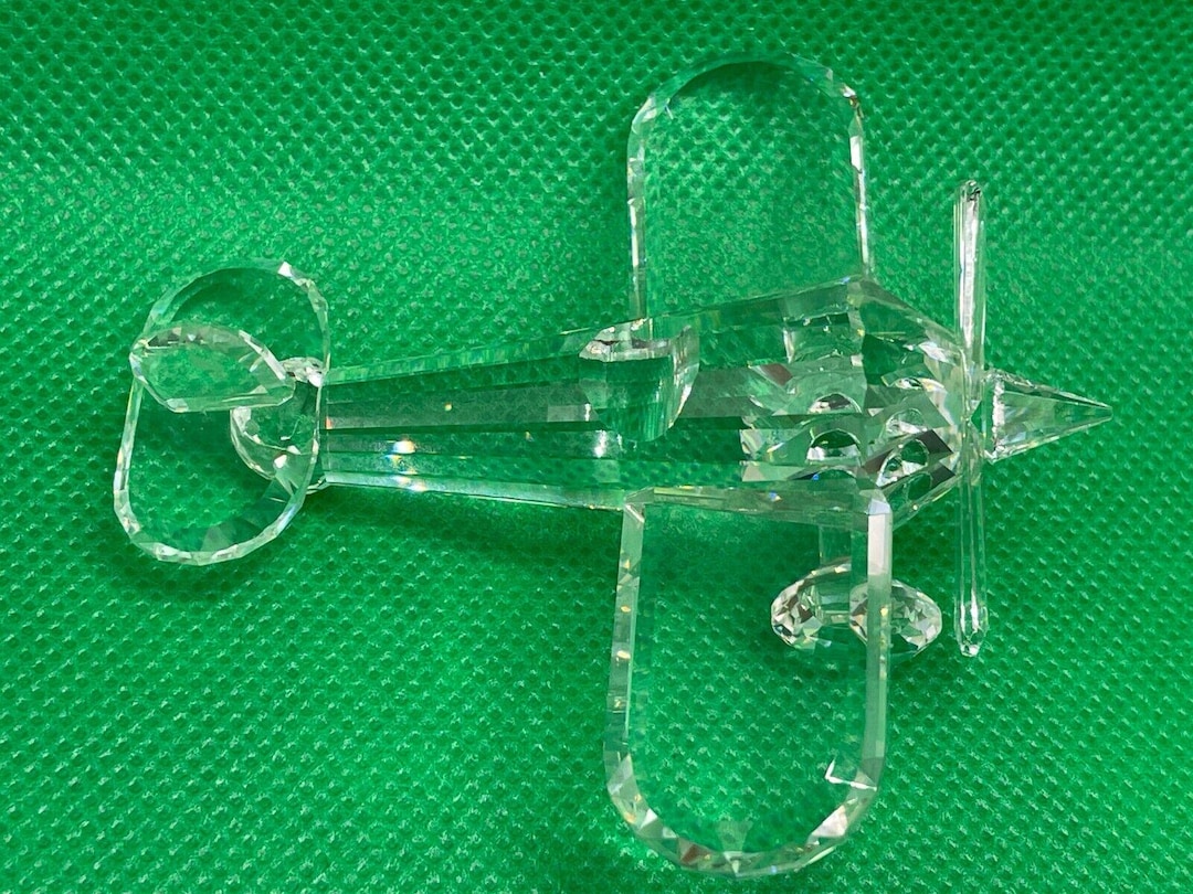 Vintage Swarovski Crystal Airplane 7473 NR 000002 When We Were Young ...