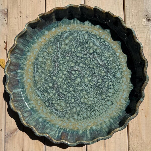 Ceramic Pie Plate - Etsy