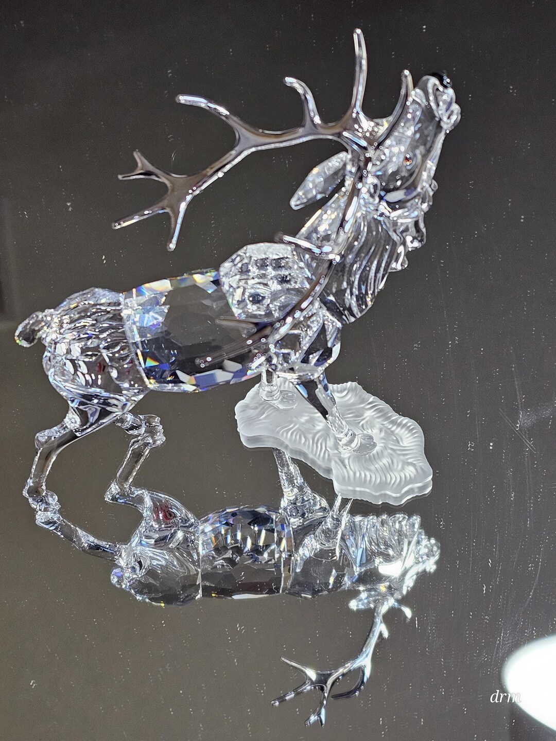 Collectible: Crystal “stag” Deer Figurine 7608 000 004 Mint in Box - Etsy