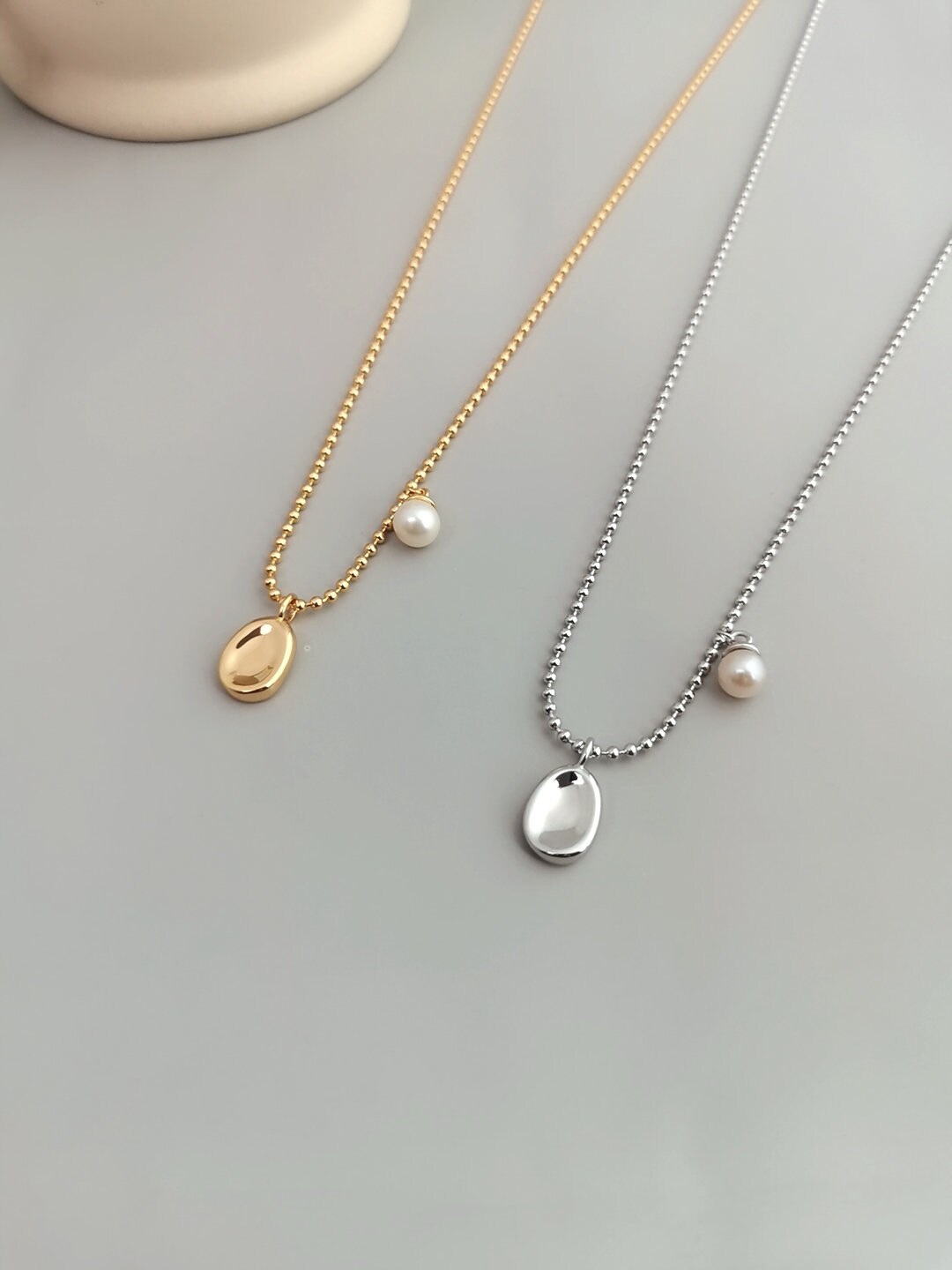 Delicate Jewelry Set by Samd, Minimalist Heart Shape Necklace, Elegant ...