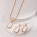 Elegant Natural Pearl Jewelry Set by Samd, Delicate Stackable Necklace ...