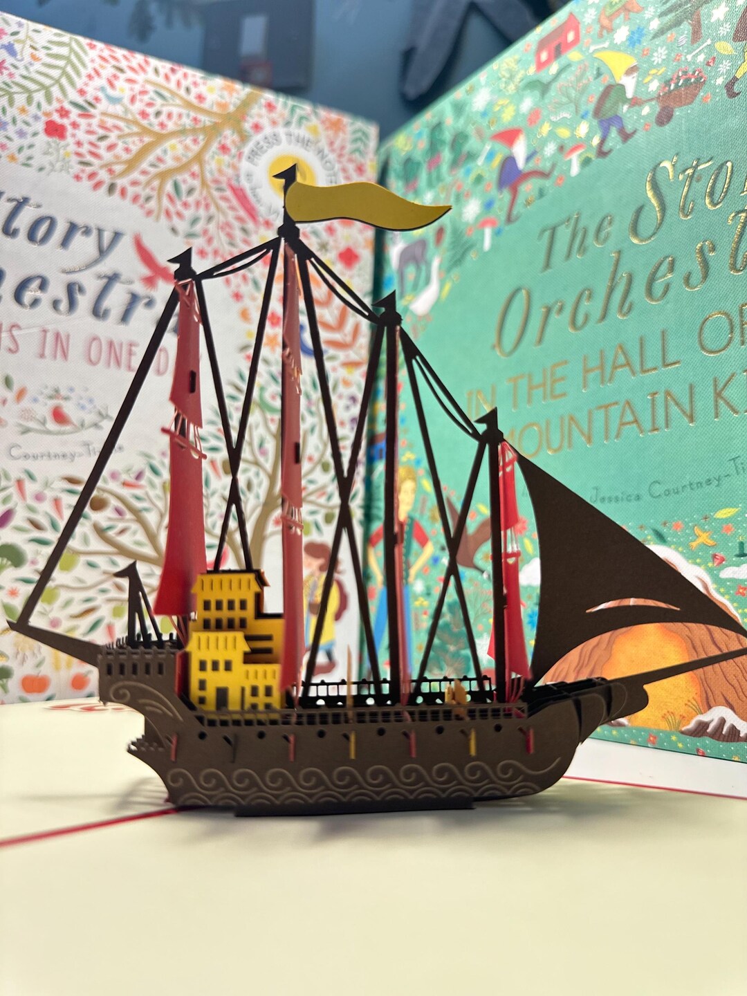 3D Pop up Card， Pop up Ship Card - Etsy