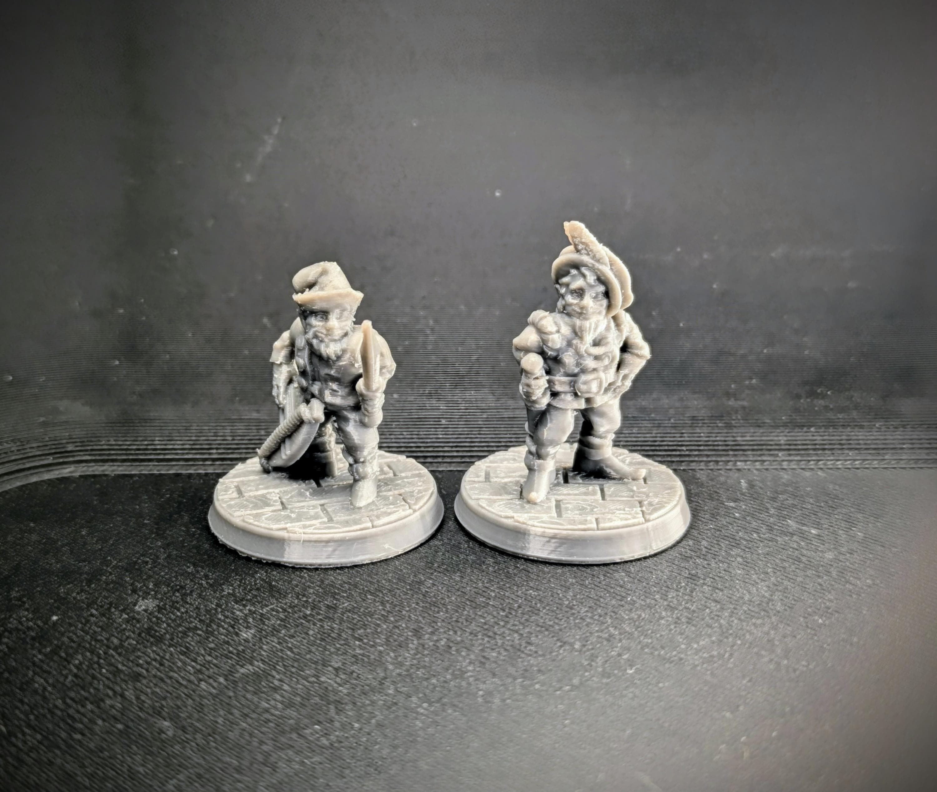 Gnome Adventurers Miniatures Set for TTRPG Games (28mm Scale), Dnd ...