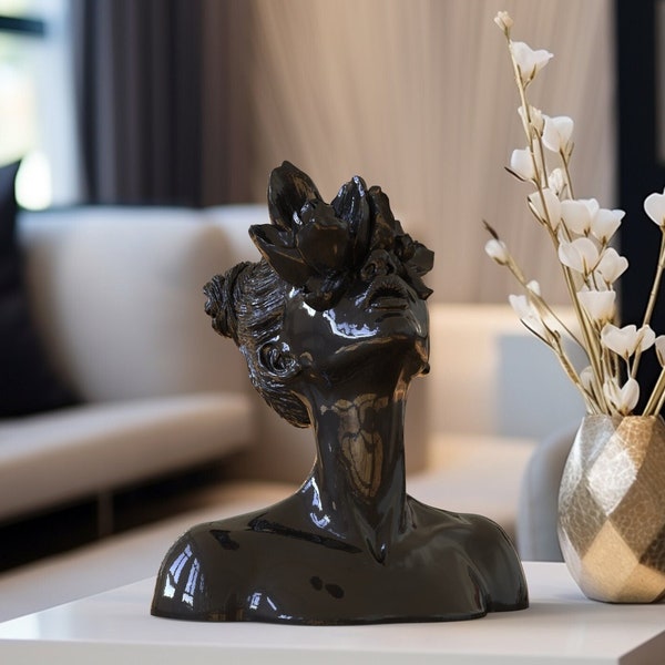 Bust Statue of Black Woman - Etsy