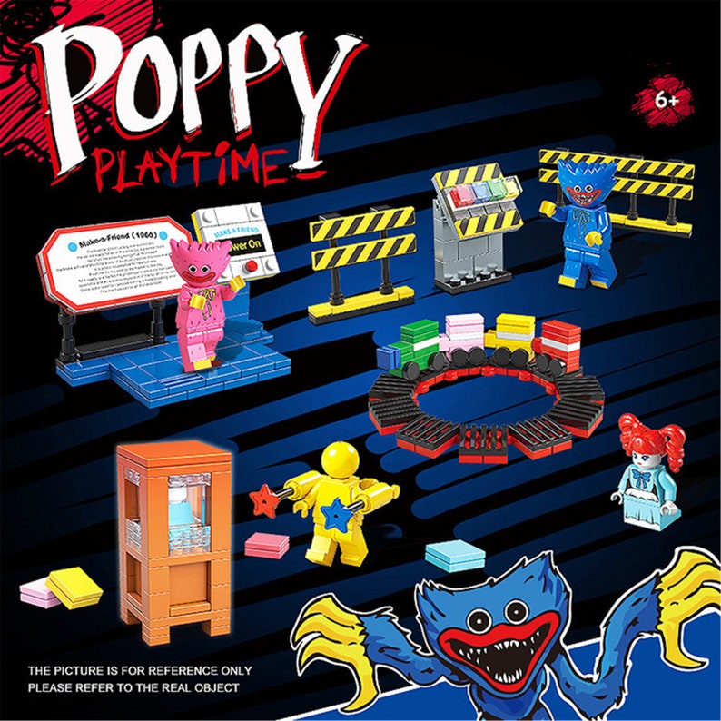 4 in 1 Poppy Playtime Minifigures Toys Action Figures Building - Etsy