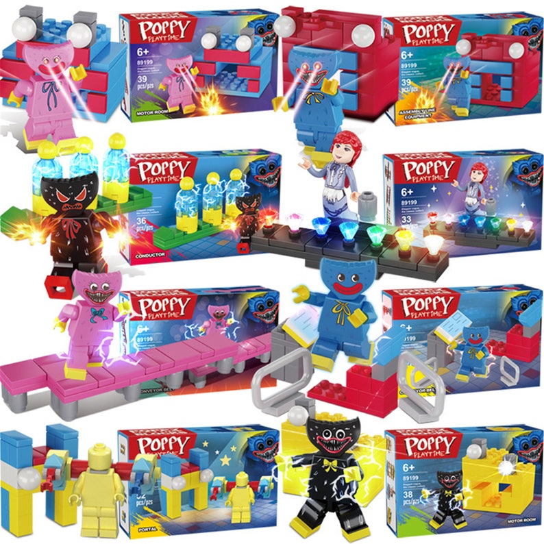8in 1 Poppy Playtime Minifigures Toys Action Figures Building - Etsy ...