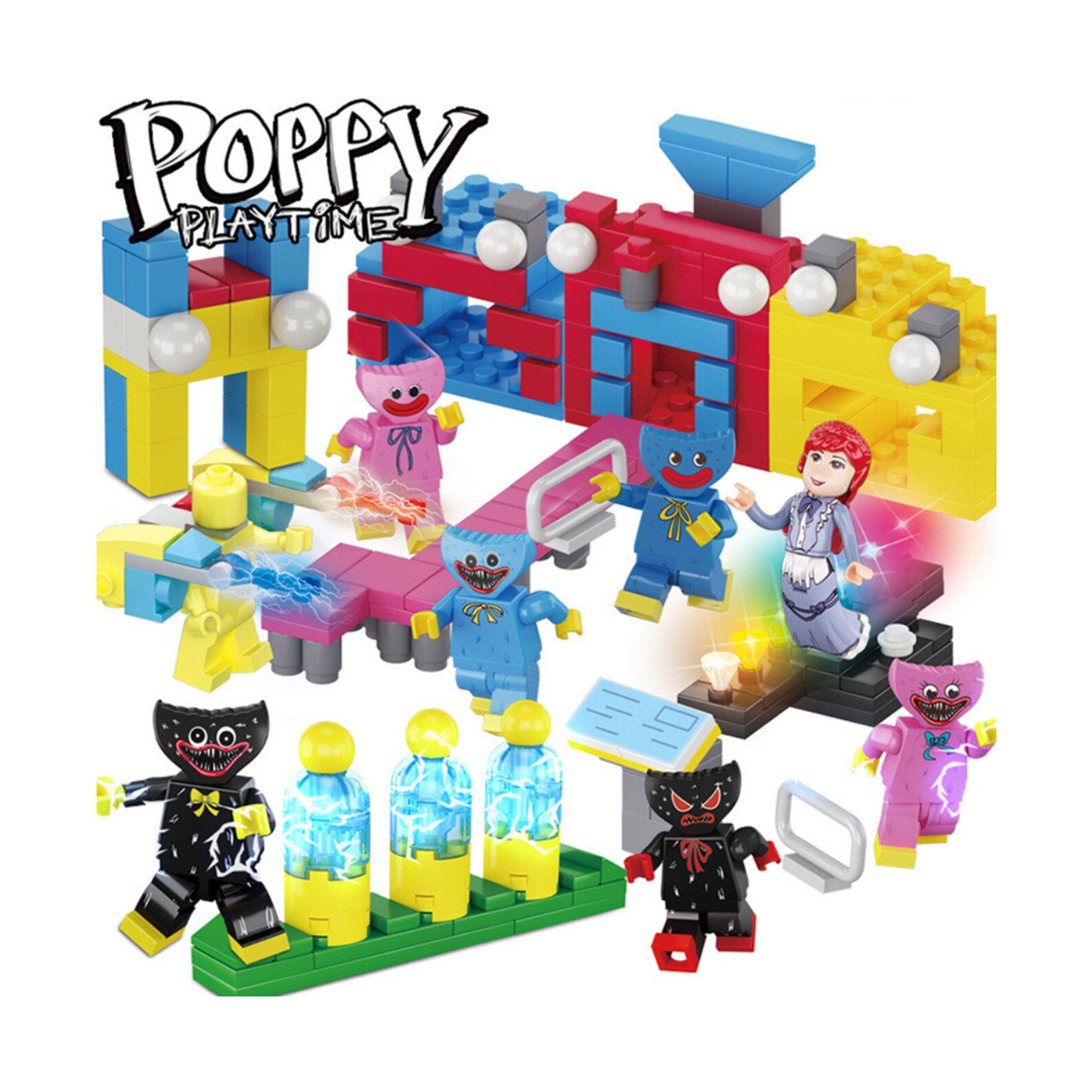 8in 1 Poppy Playtime Minifigures Toys Action Figures Building - Etsy ...