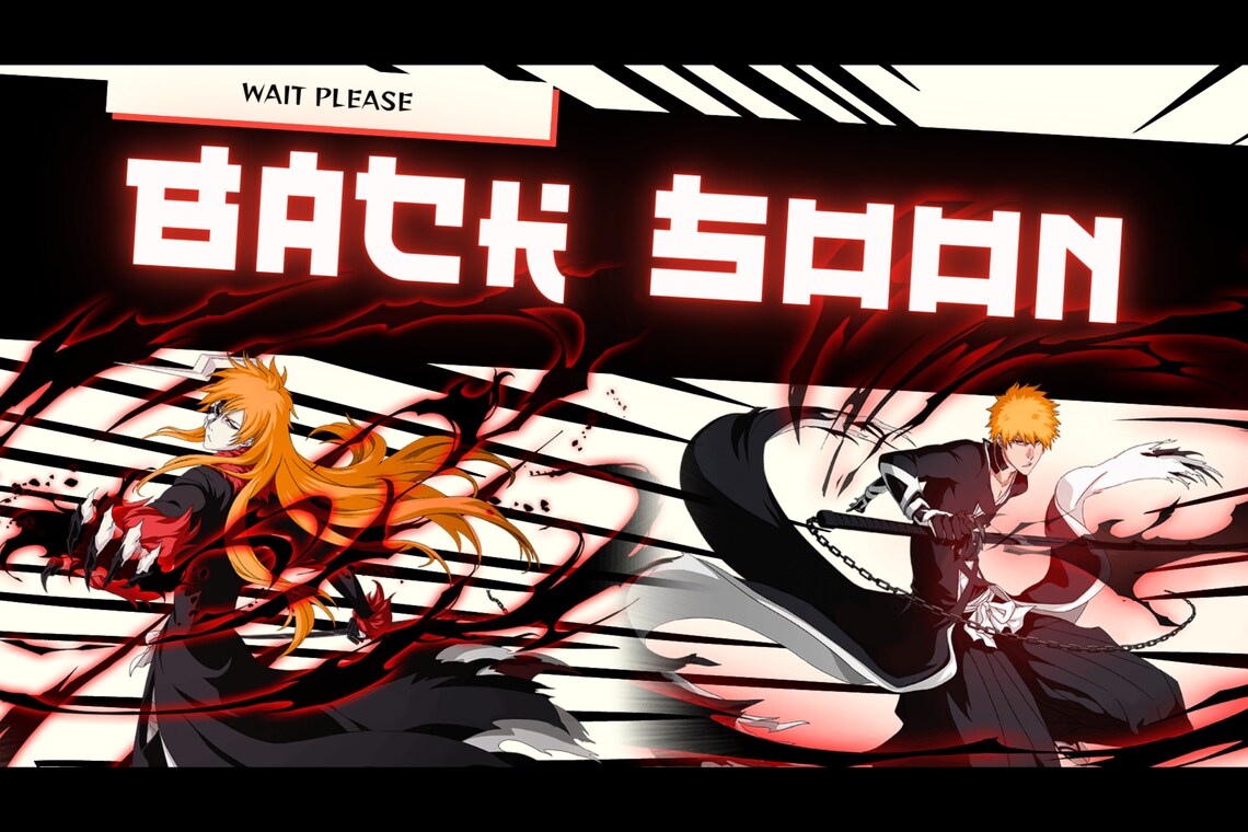 Manga Twitch Overlays Animated Anime Overlay Twitch Stream - Etsy UK