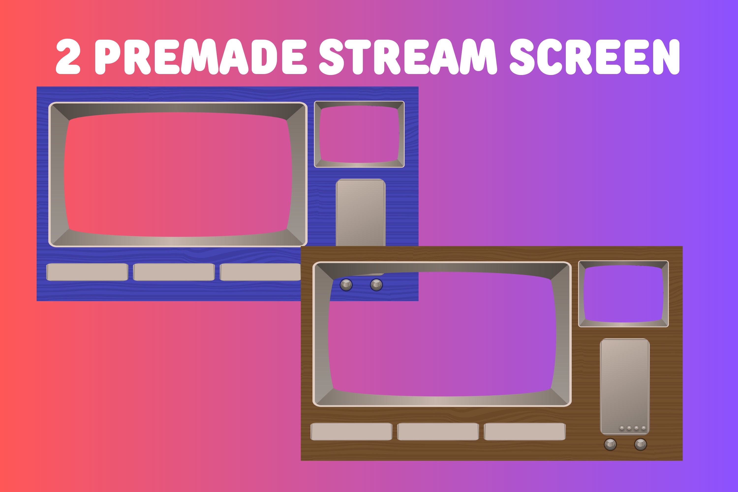 Retro Gaming Twitch Overlay, Pokemon Stream Layout, Stream Fighter ...