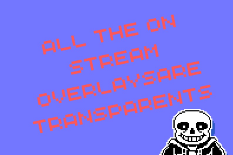 Undertale Twitch Overlay, Twitch Overlay, Streaming Pack, Retro Stream ...