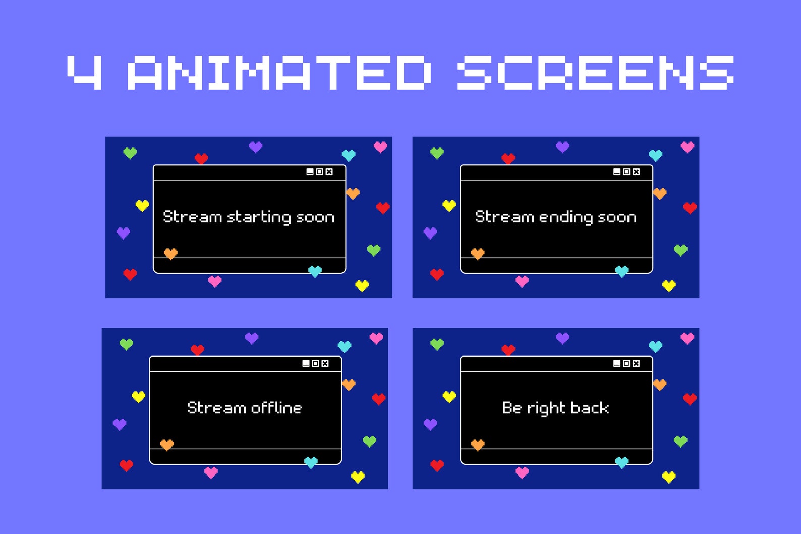 Undertale Twitch Overlay, Twitch Overlay, Streaming Pack, Retro Stream ...