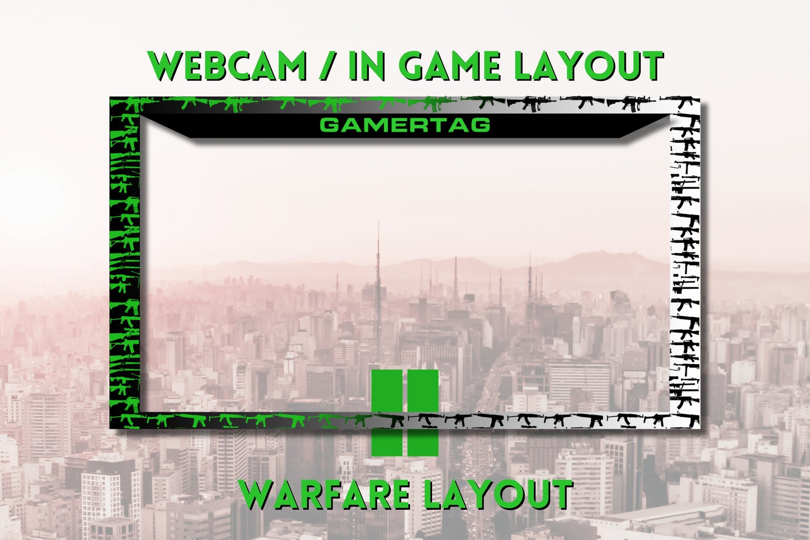 Warzone 2 Layout, Twitch Overlays, Twitch Layout, Warzone Decor, Twitch ...