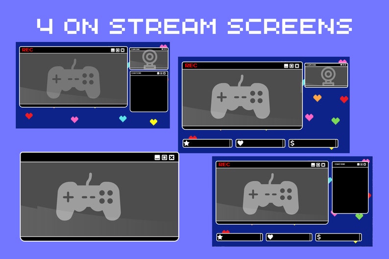 Undertale Twitch Overlay, Twitch Overlay, Streaming Pack, Retro Stream ...