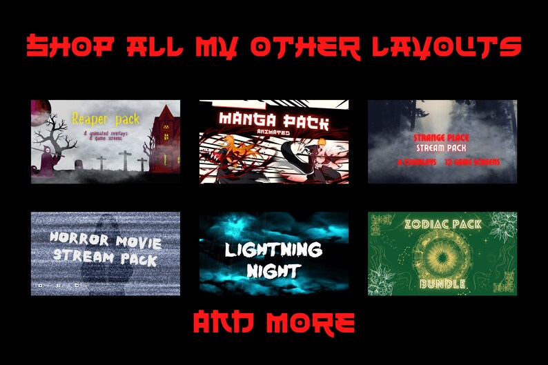 Animated Twitch Pack Twitch Overlays Twitch Package - Etsy