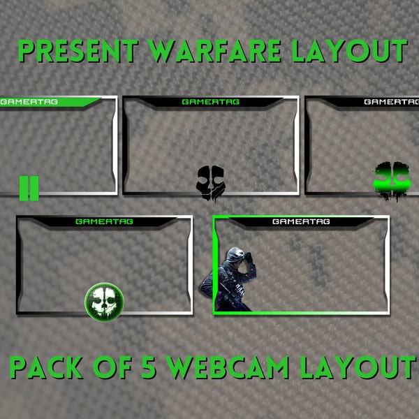 Twitch Overlay Call of Duty - Etsy