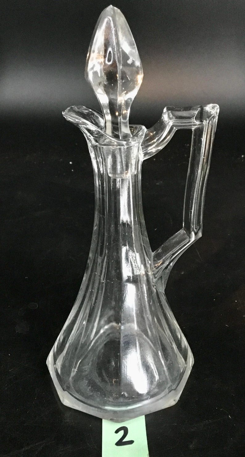Classic & Elegant Vintage Glass Cruets - Etsy