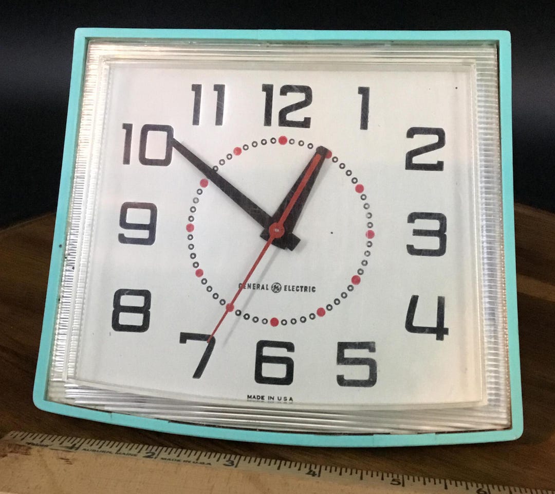 Vintage 1950's GE Electric Clock - Still Works! - Etsy