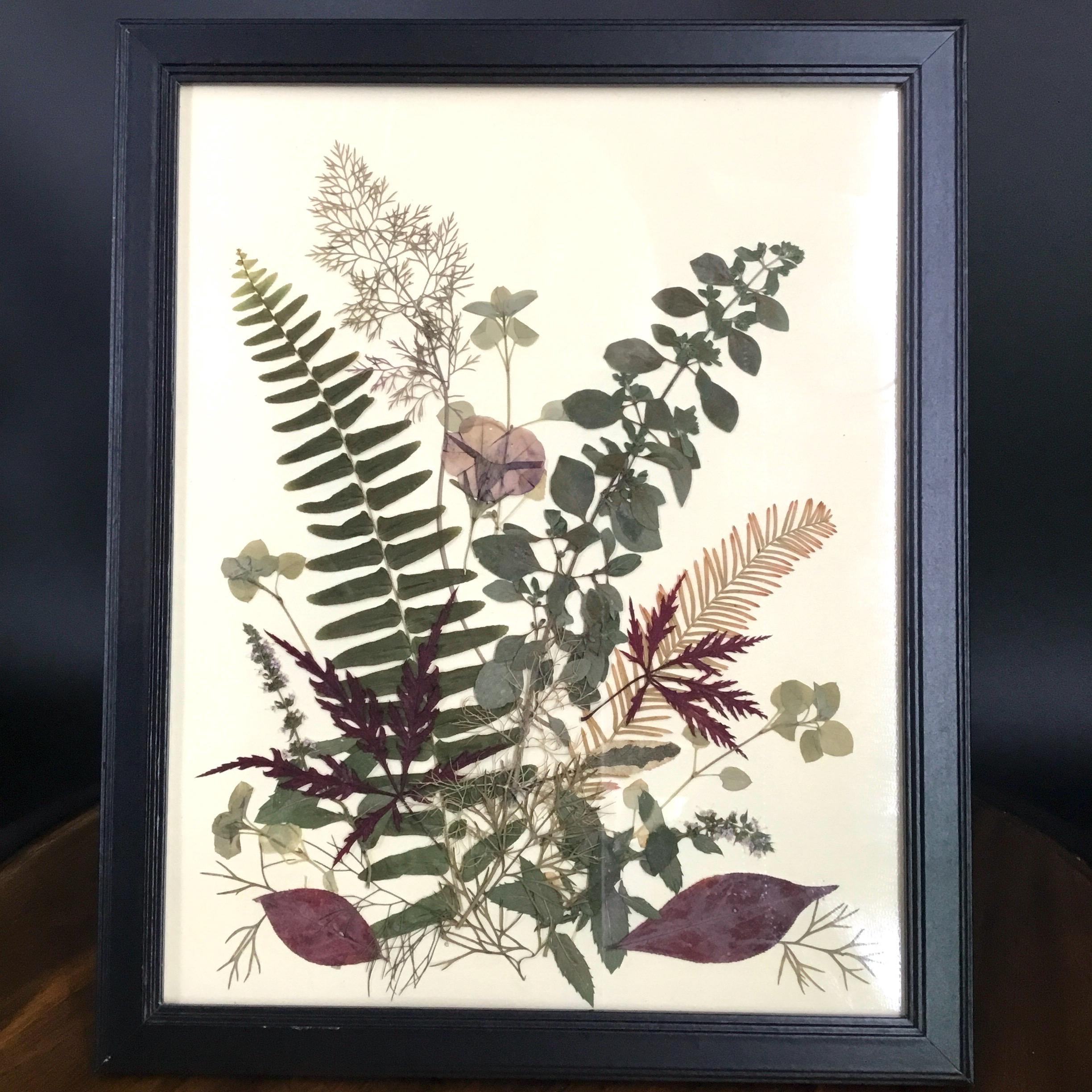 Pressed Leaf Art - Etsy