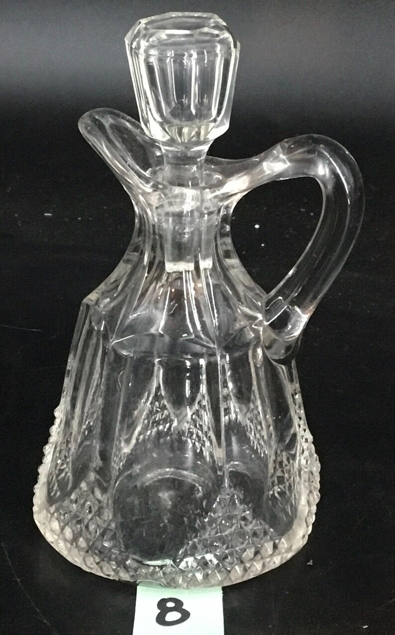 Classic & Elegant Vintage Glass Cruets - Etsy
