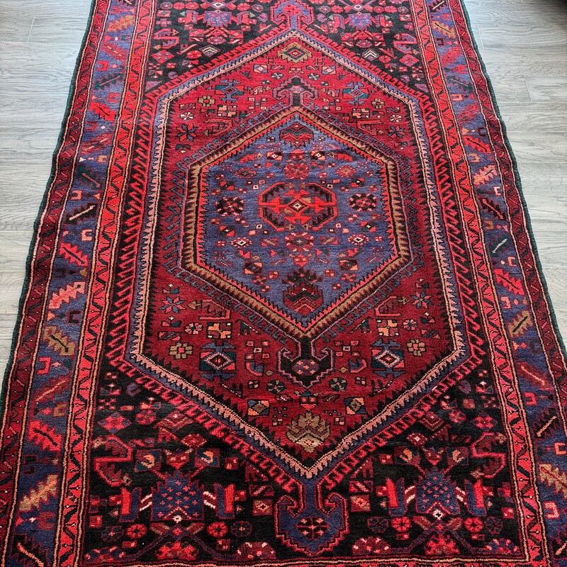 Red Persian Rug - Etsy