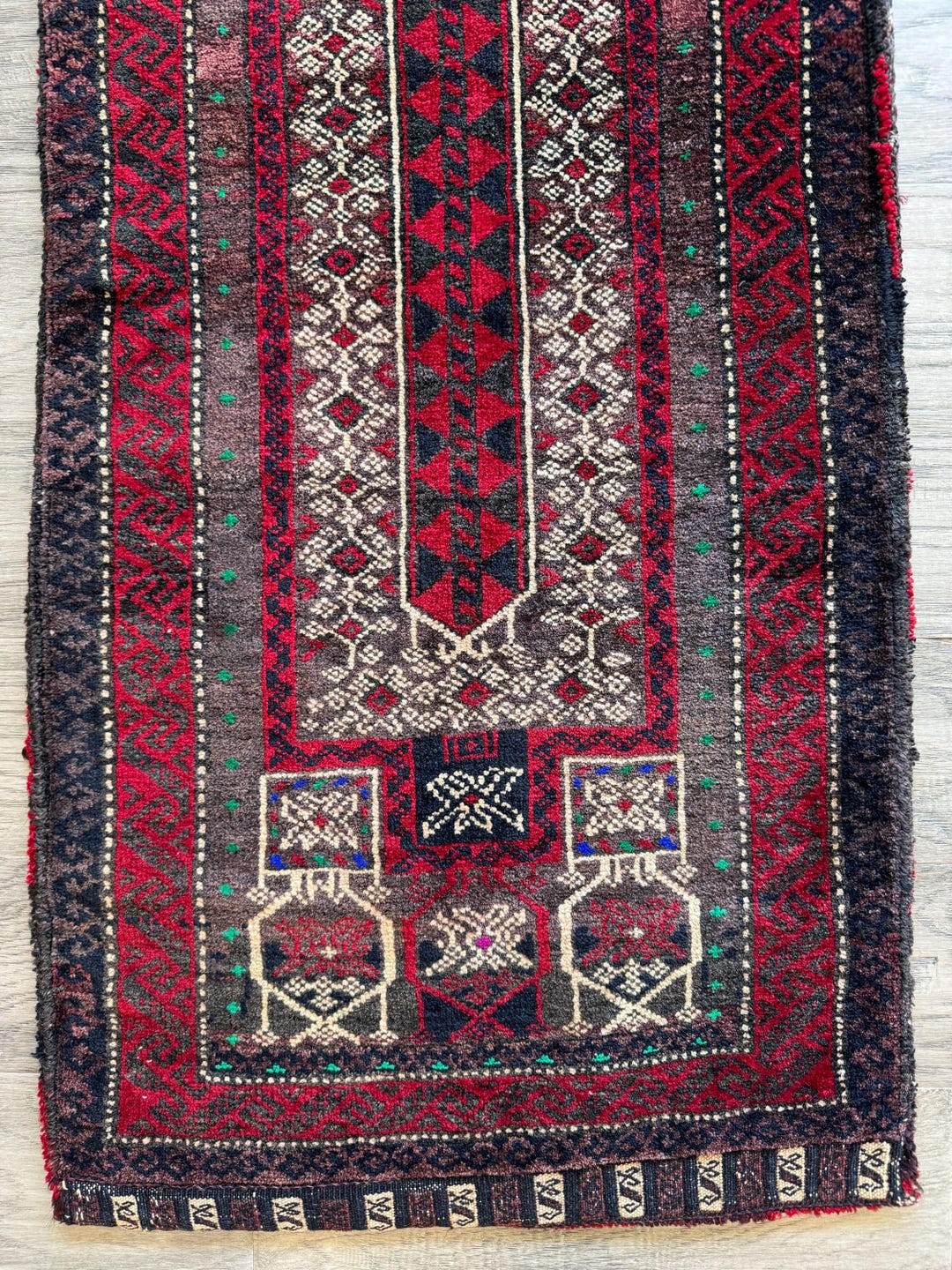 Antique Baluch Saddle Bag Rug 2x4 Hand-knotted, Unique Wall Art Home ...