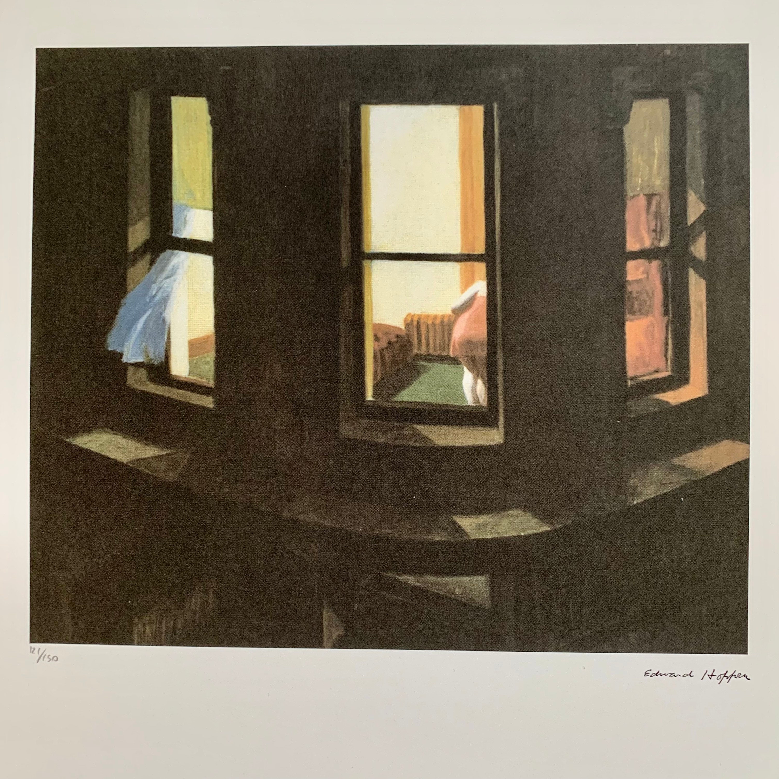 Edward Hopper Night Windows Lithography - Etsy Canada