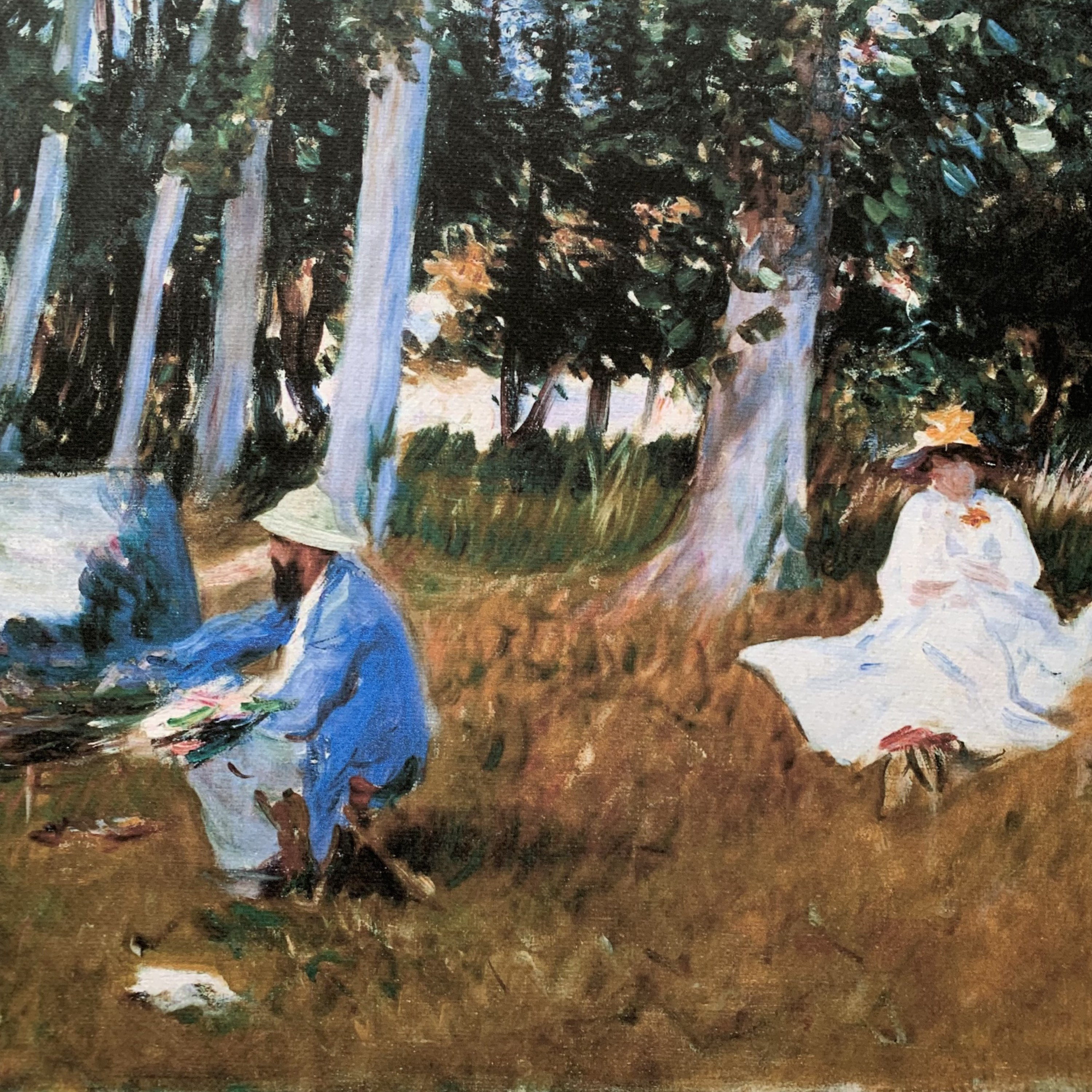Claude Monet paiting by Edge of Woods 1885 - Etsy Hong Kong