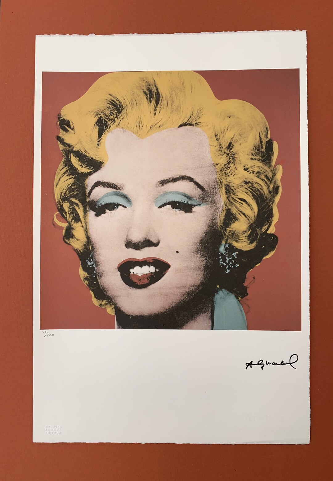 Andy Warhol marilyn Monroe Leo Castelli Edition Lithography - Etsy