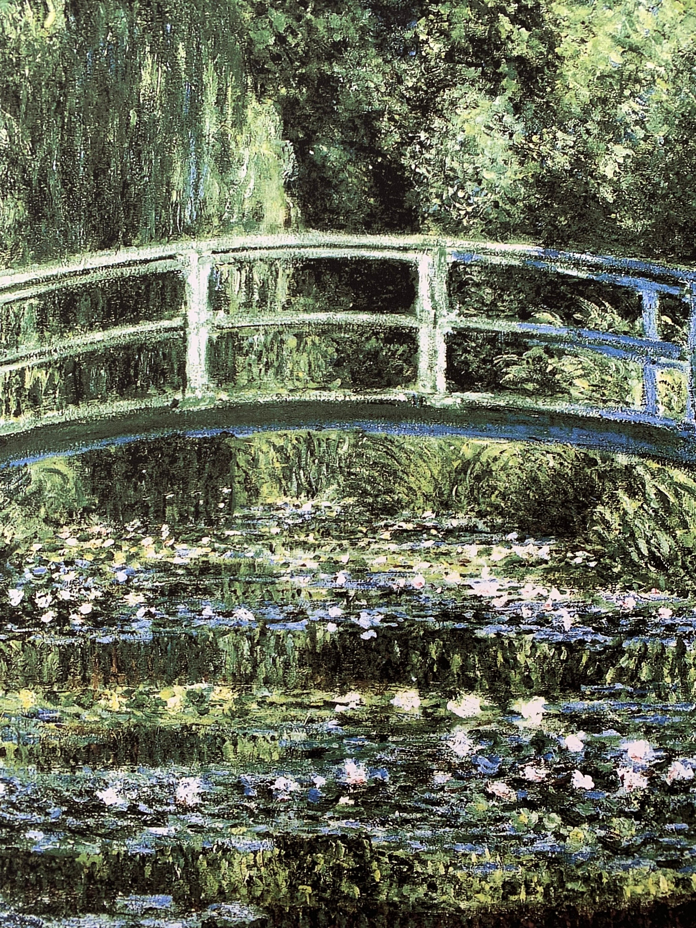 Claude Monet japanese Bridge With Water Lilies Lithography, Certificate ...
