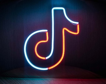 Tiktok Sign Neon - Etsy
